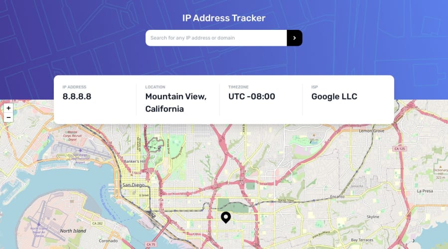 Frontend Mentor Ip Address Tracker Coding Challenge Solution