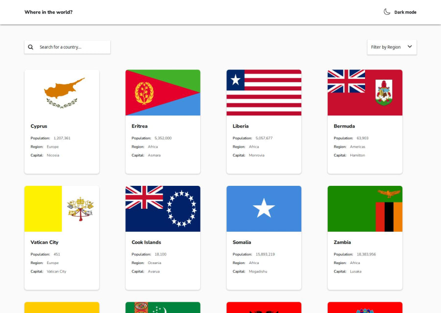 Frontend Mentor React Create React App Coding Challenge Solution
