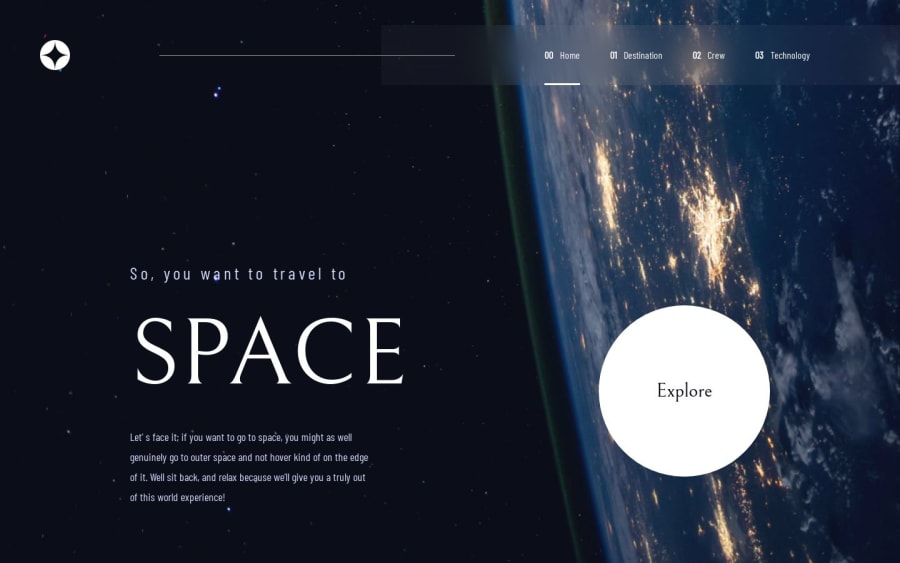 Frontend Mentor Space Tourism Using React Js And Tailwind Css Coding