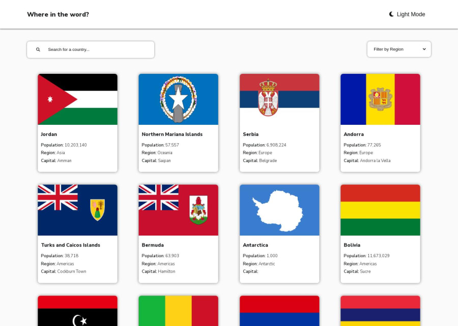 Frontend Mentor Rest Countries Angular Coding Challenge Solution