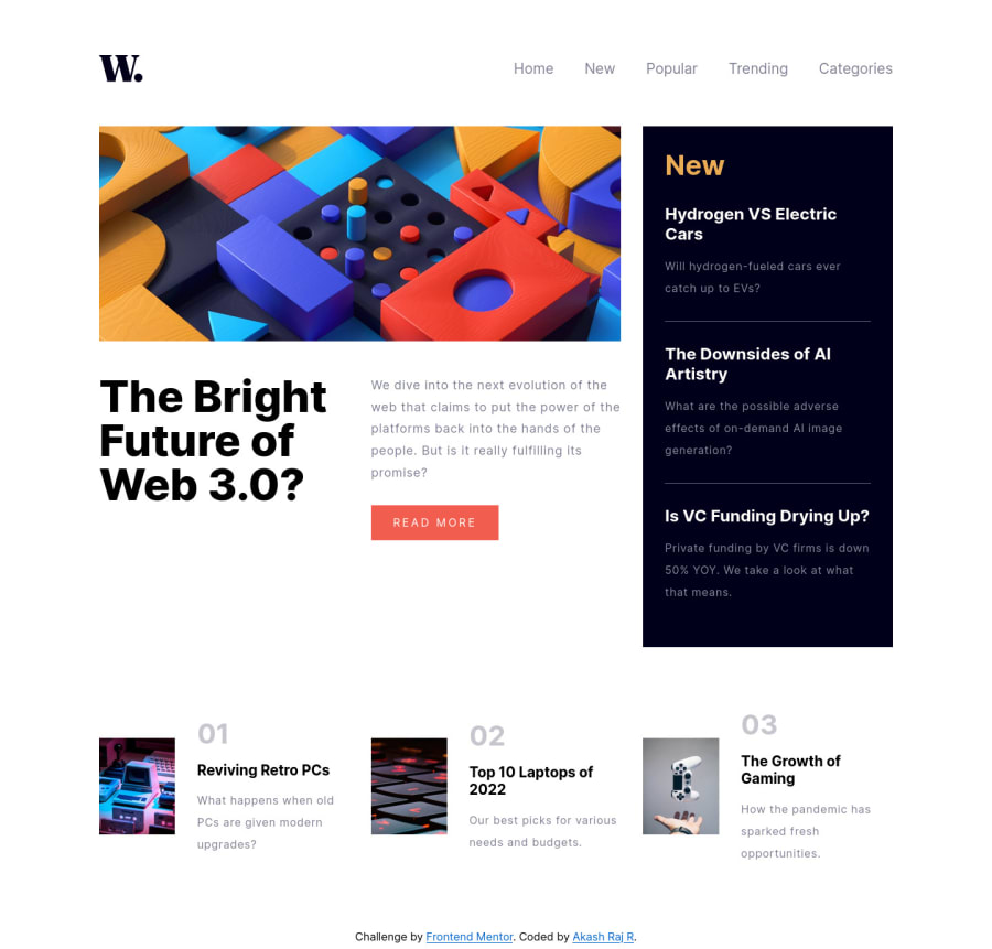 Frontend Mentor Homepage Lander Coding Challenge Solution
