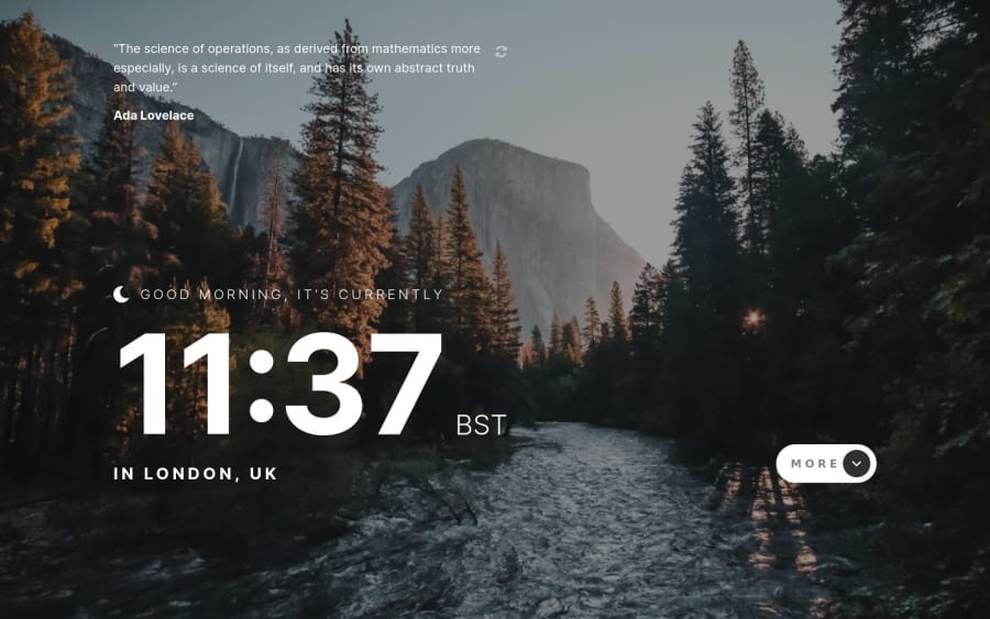 Frontend Mentor | Clock app | Built with React coding challenge solution Frontend Mentor | Clock app | Built with React coding challenge solution
