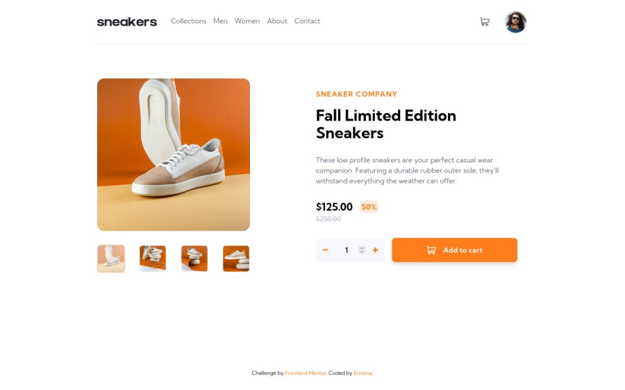 Frontend Mentor E Commerce Product Page Using Vite Vue Ts And