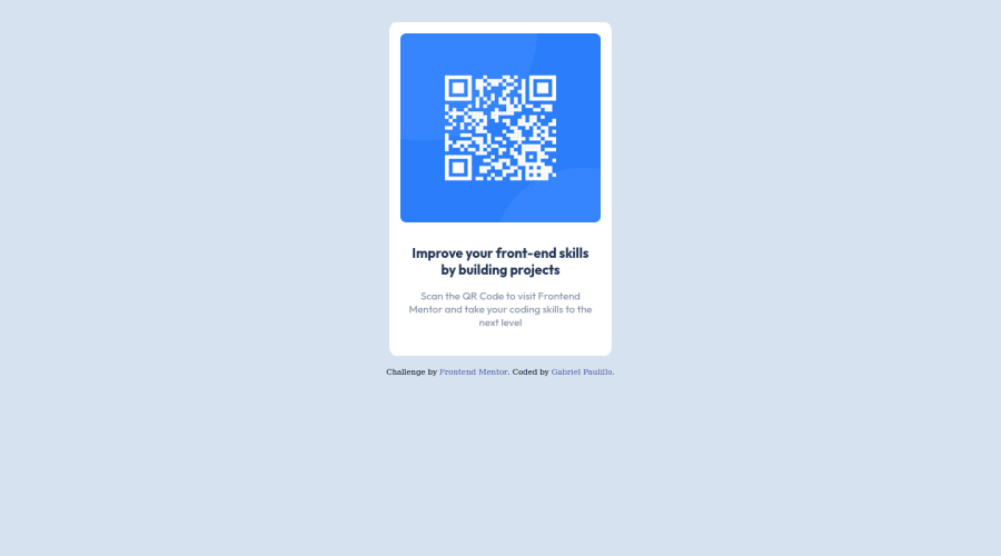 Frontend Mentor Qr Code Solution Using Html And Css Coding Challenge Solution