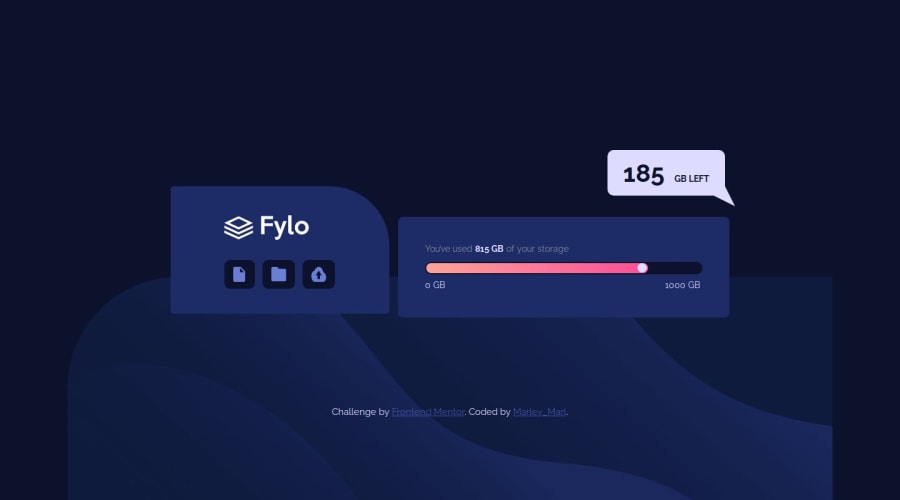 Frontend Mentor Fylo Data Storage Component Built With Html And Css Coding Challenge Solution