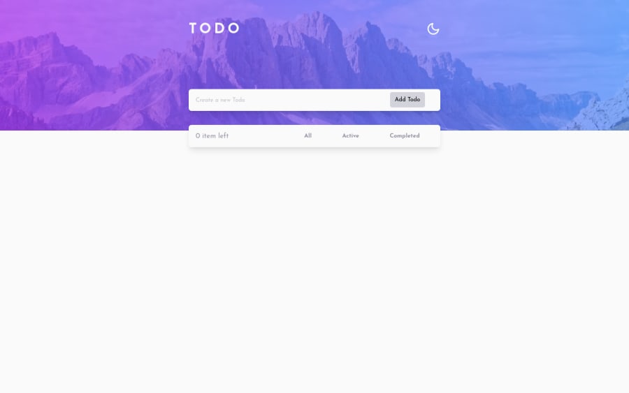 Frontend Mentor Todo App With React And Typescript Coding Challenge Solution