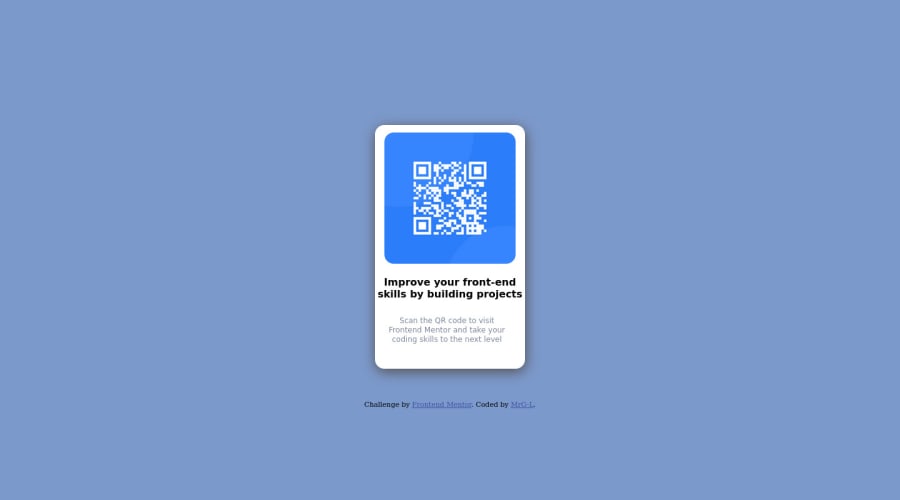 Frontend Mentor Qr Code Html And Css Challenge Coding Challenge Solution