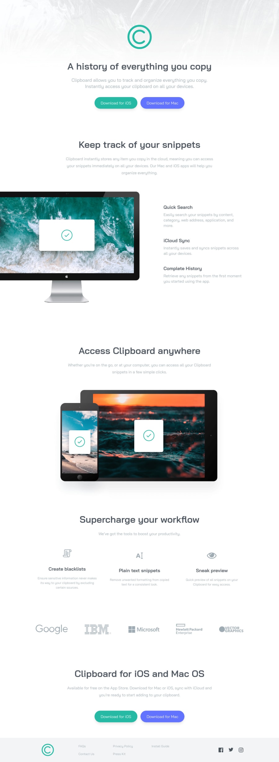 Frontend Mentor Clipboard Landing Page Using Tailwindcss And Flexbox