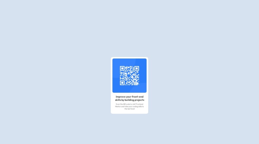 Frontend Mentor Qr Code Using Html And Css Coding Challenge Solution 0910