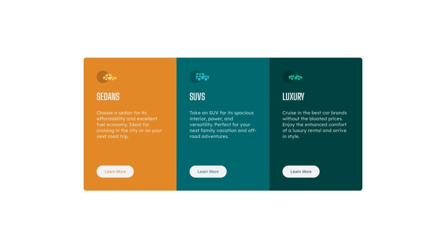Frontend Mentor Responsive Column View Cards Using Css Grid Coding Challenge Solution