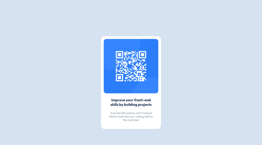 Frontend Mentor Qr Code Component Challenge Solution Using Html And Css