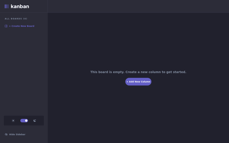 Frontend Mentor Kanban Task Manager With React Redux Toolkit And Sass Coding Challenge Solution