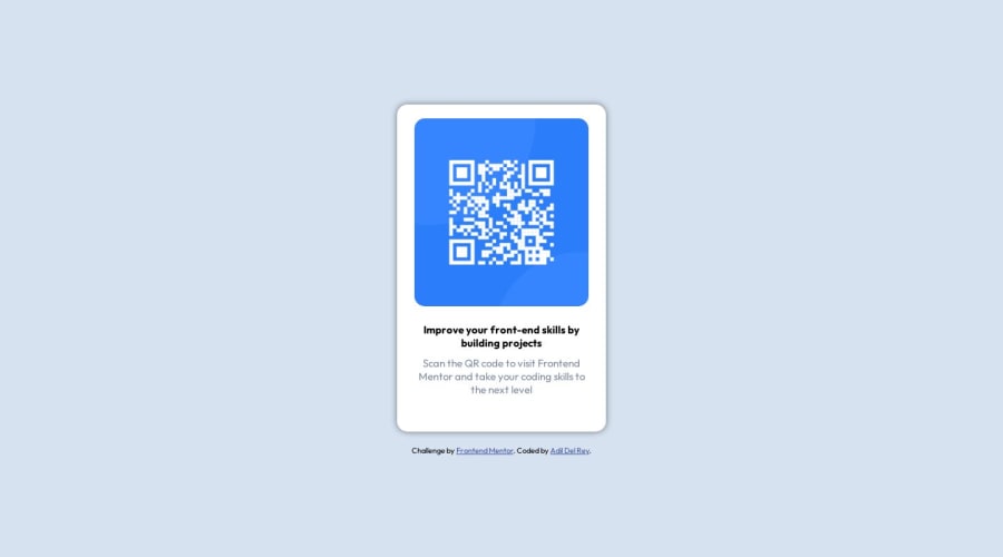 Frontend Mentor Qr Code Component Coding Challenge Solution