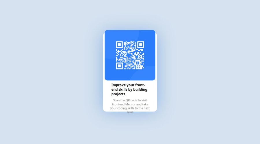Frontend Mentor Responsive Qr Page Using Html And Css Coding 2034
