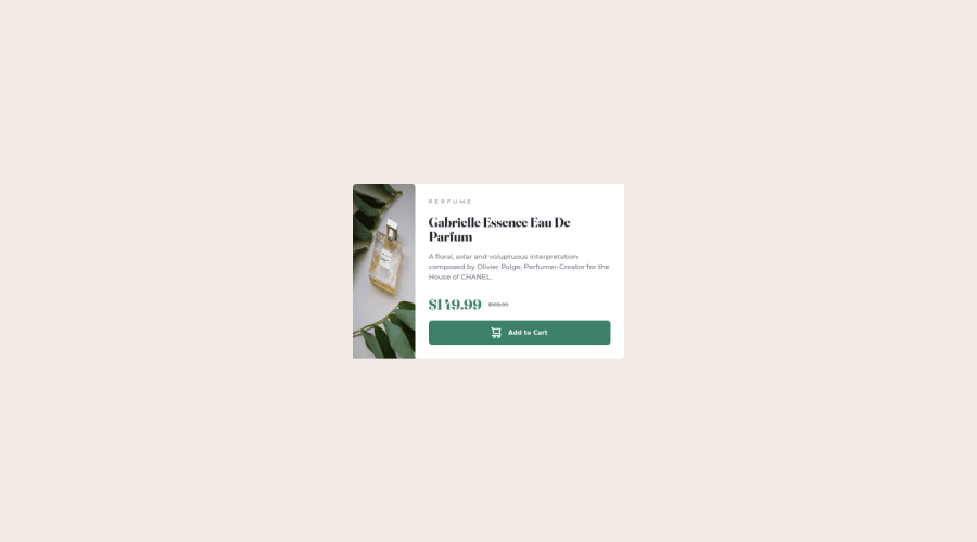 Frontend Mentor Responsive Card Component Using Css Flexbox Coding Challenge Solution
