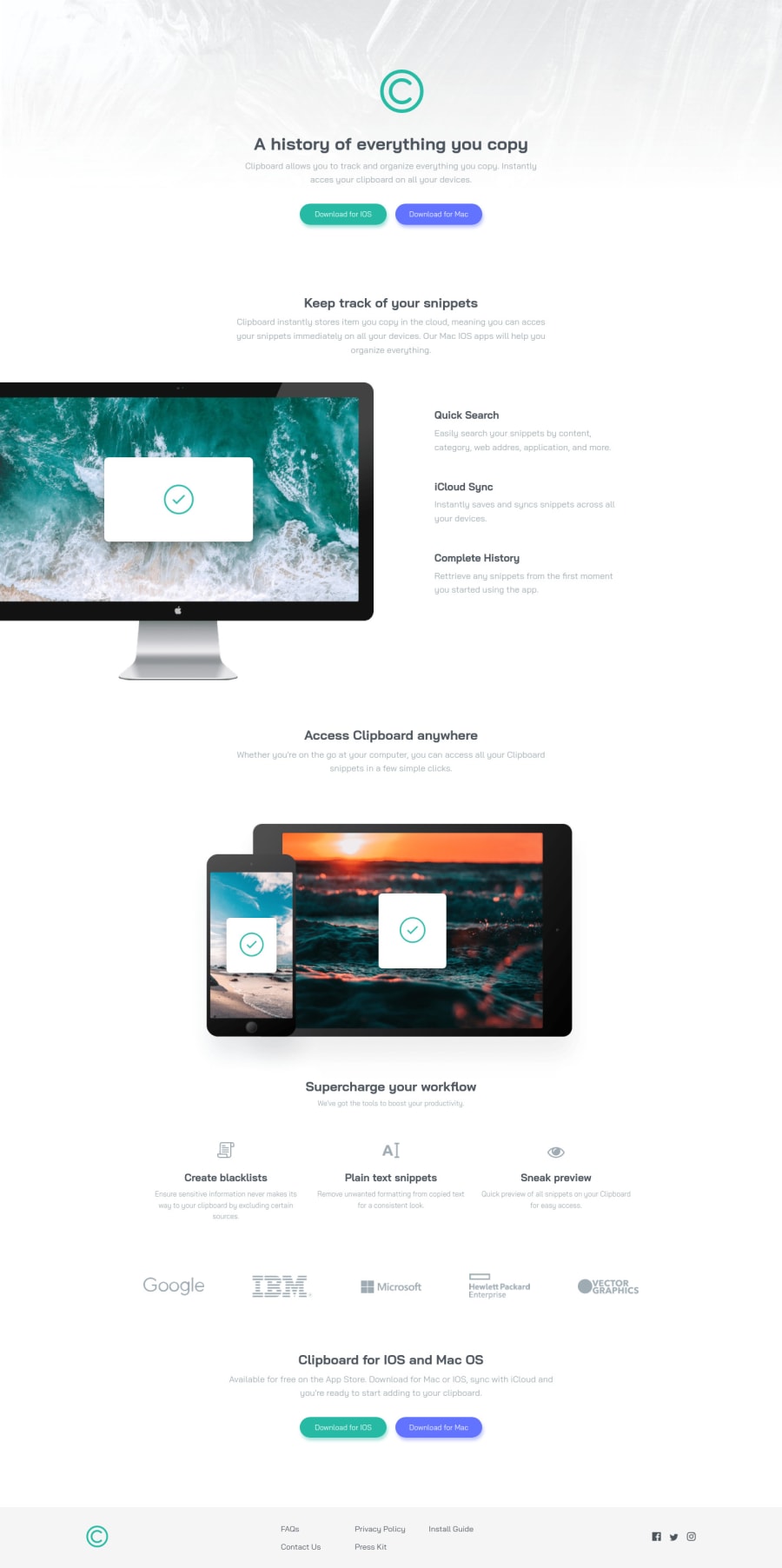 Frontend Mentor Clipboard Landing Page Master Using Grid And Flexbox Coding Challenge Solution