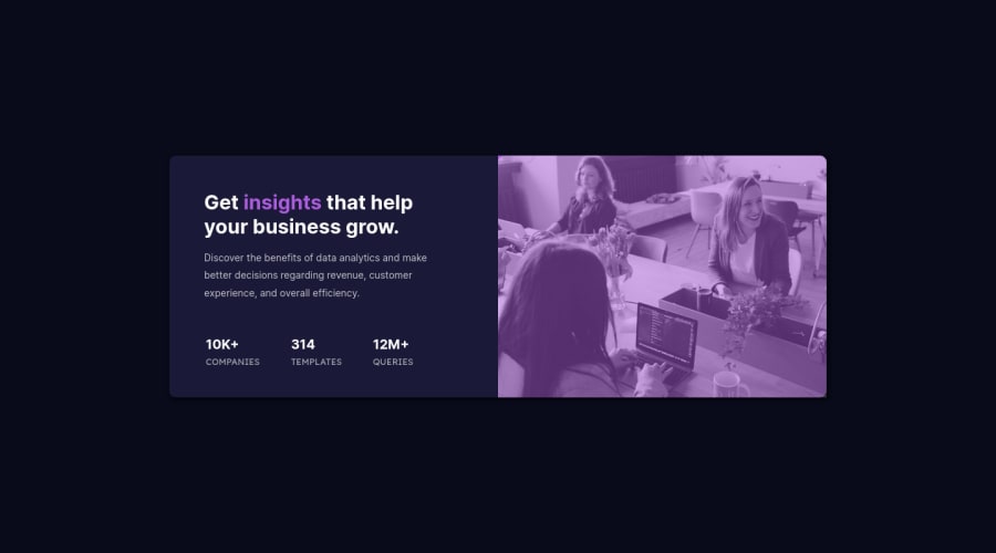 Frontend Mentor Stats Preview Card Using Media Query And Flexbox Coding Challenge Solution