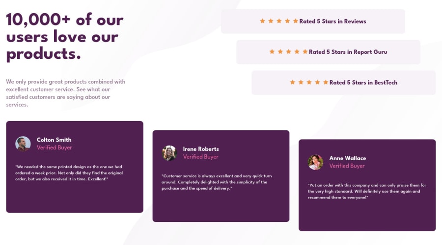 Frontend Mentor Responsive Social Proof Section Using Css Grid Coding
