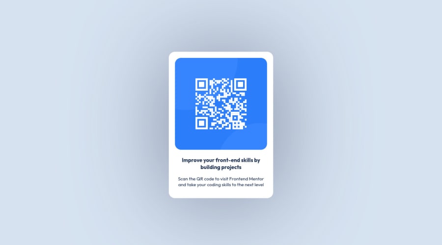 Frontend Mentor Qr Component Using Semantic Html And Flexbox Coding