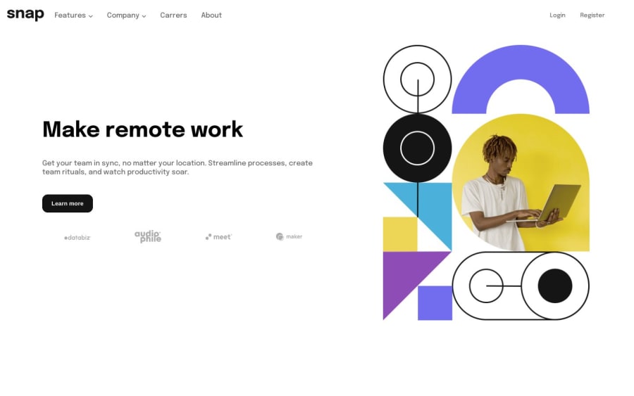 Frontend Mentor Intro Section With Dropdown Navigation Coding Challenge Solution