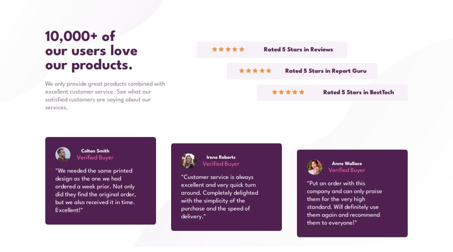 Frontend Mentor | Social Proof Section using CSS Flexbox coding ... Frontend Mentor | Social Proof Section using CSS Flexbox coding ...