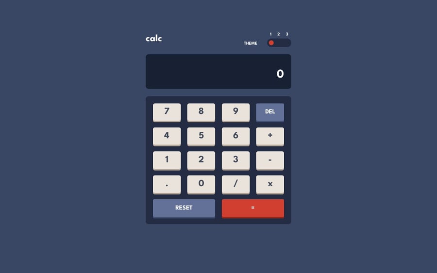 Frontend Mentor React Calculator App Coding Challenge Solution