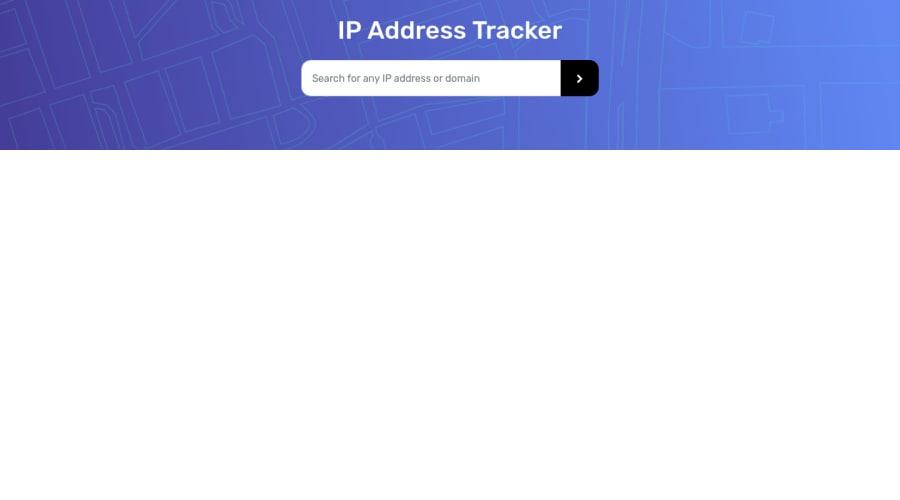 Frontend Mentor Ip Address Tracker Coding Challenge Solution
