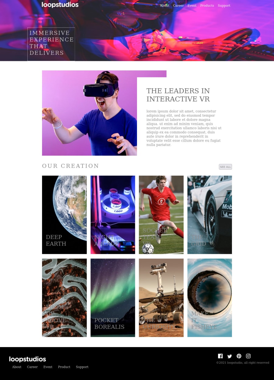 Frontend Mentor Reponsive Landing Page Using Css Grid Flex Box And Javascript Coding 5317