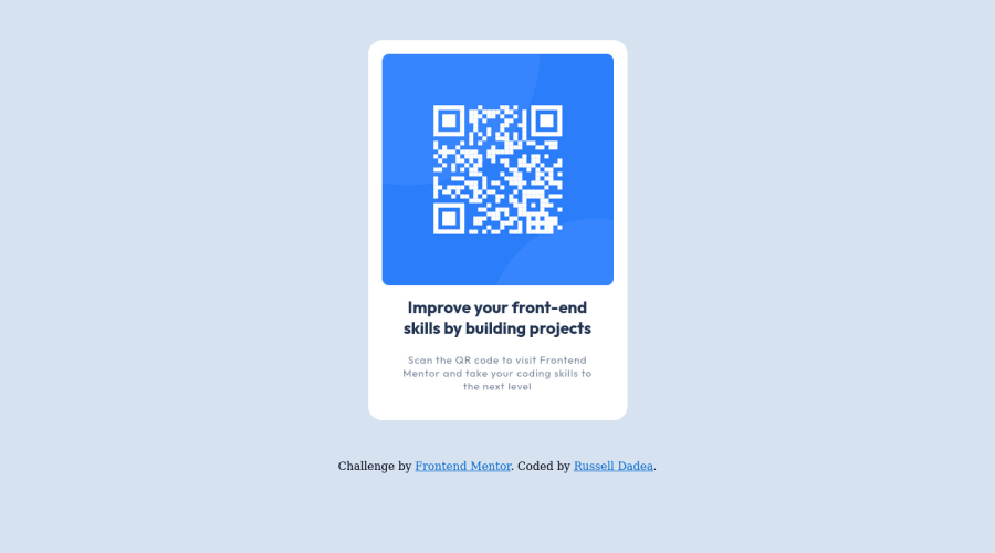 Frontend Mentor Qr Code Solution Coding Challenge Solution