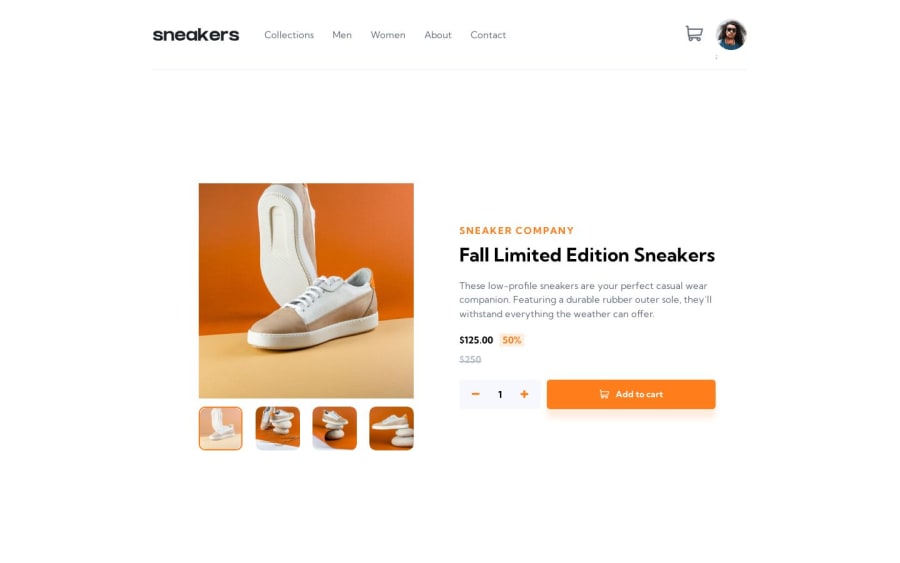 Frontend Mentor E Commerce Product Page With React And Styled