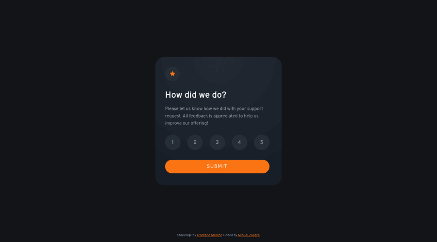 Frontend Mentor Interactive Rating Component Using Css Flexbox Coding