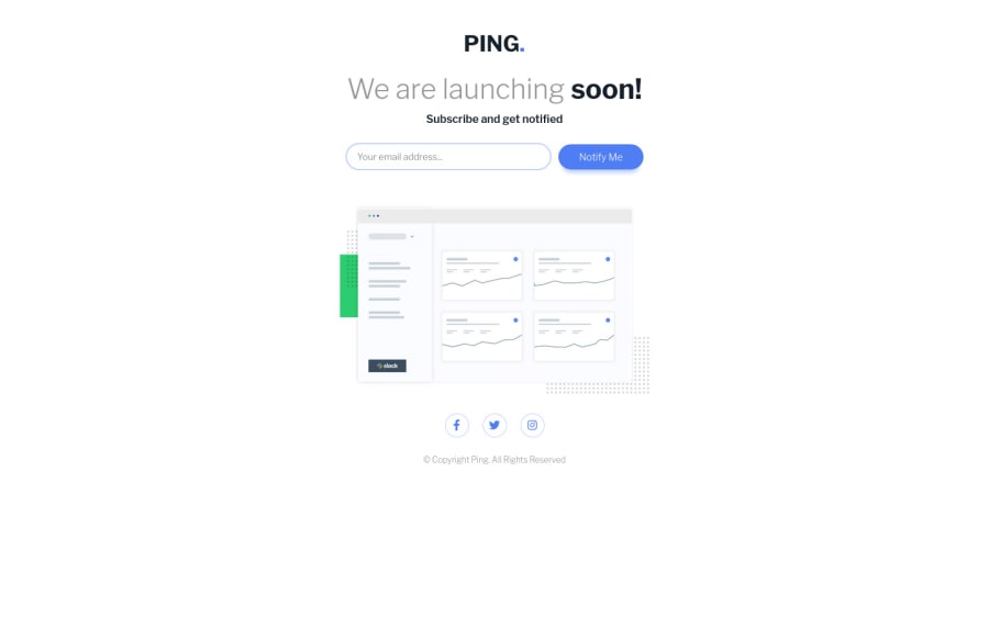 Frontend Mentor Coming Soon Page Made With React Vite Coding