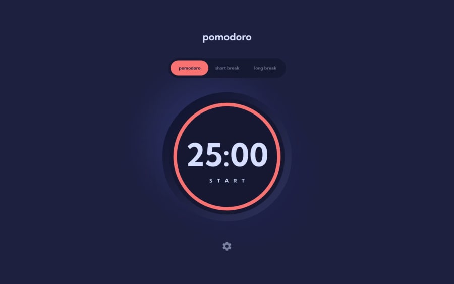 Frontend Mentor | Pomodoro App using React coding challenge solution Frontend Mentor | Pomodoro App using React coding challenge solution