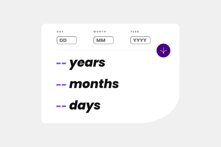Frontend Mentor Age Calculator Html Css And Js Coding Challenge