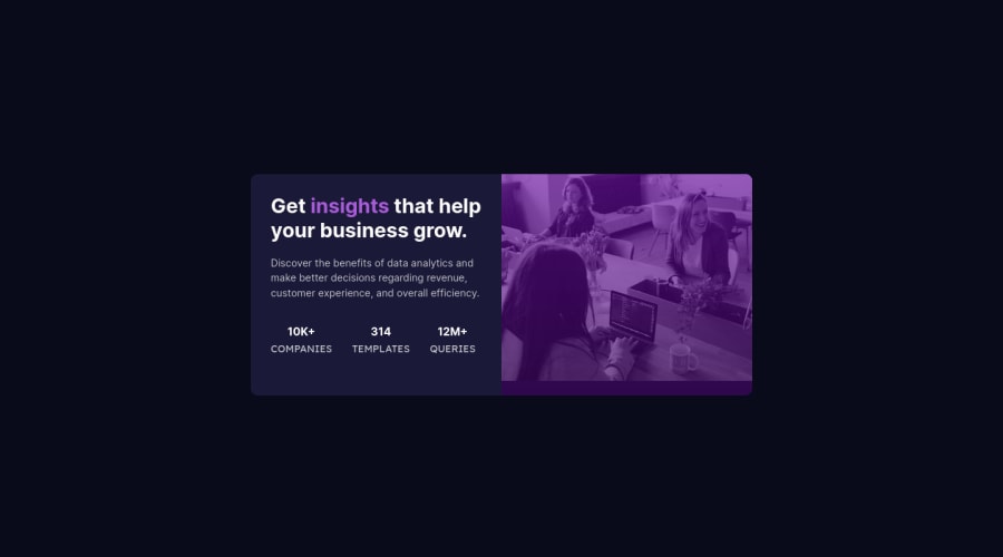Frontend Mentor Stats Card Using Css Flex Coding Challenge Solution