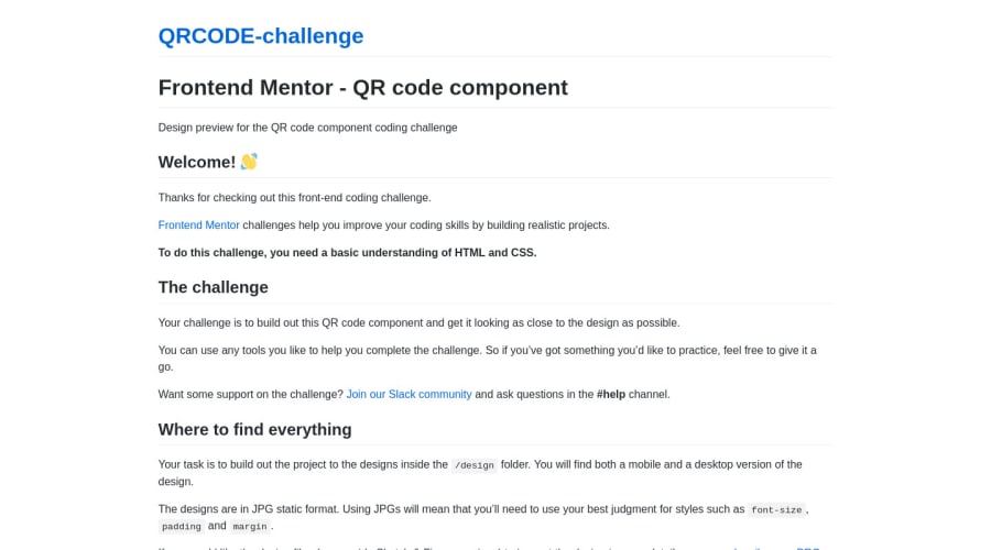 Frontend Mentor Html Css Qrcode Coding Challenge Solution