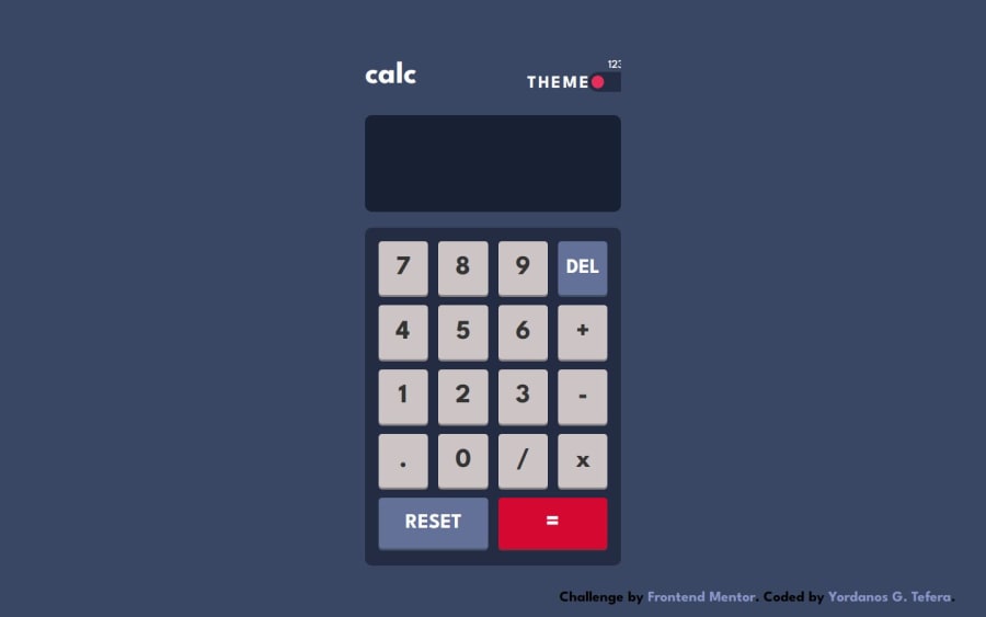 Frontend Mentor Simple Calculator With Three Themes Using Flexbox And Grid Layout Coding
