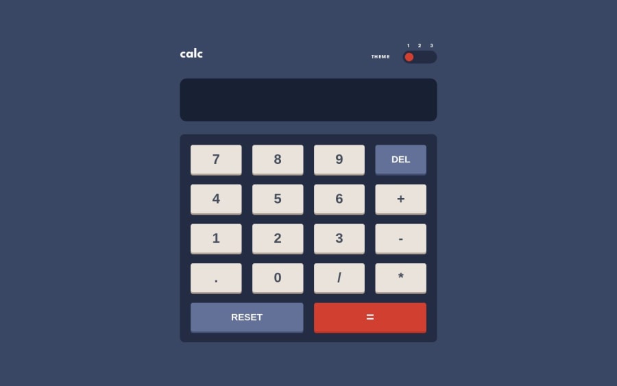 Frontend Mentor Calculator App Using Javascript Coding Challenge Solution