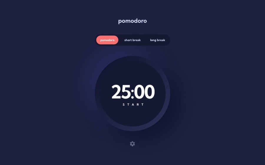 Frontend Mentor Pomodoro Coding Challenge Solution