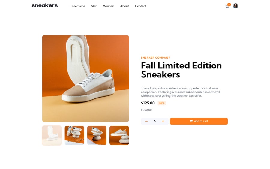 Frontend Mentor Ecommerce Product Page Using React Redux Toolkit