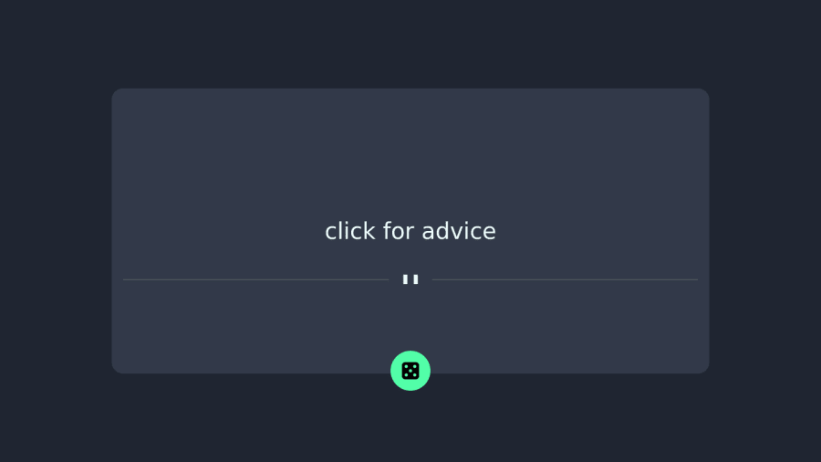 Frontend Mentor Advice Generator Coding Challenge Solution