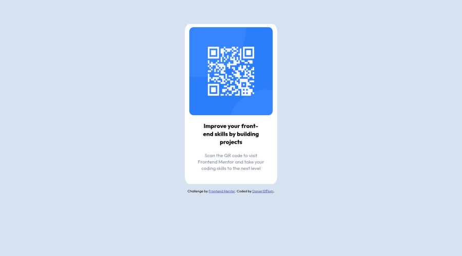 Frontend Mentor Qr Code Component Coding Challenge Solution