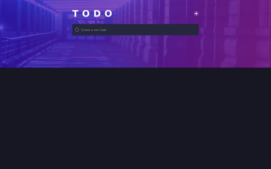 Frontend Mentor Responsive Todo App Using React Js And Tailwind Css