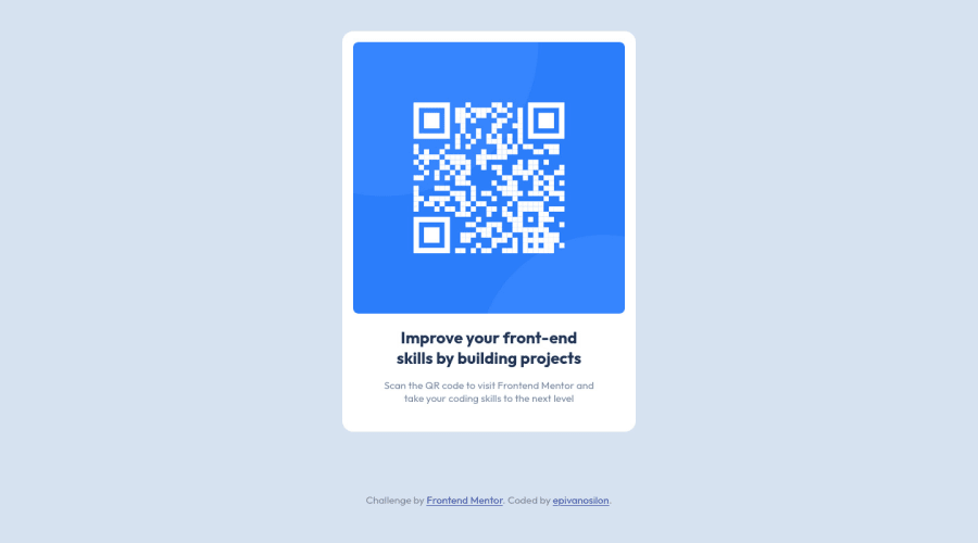 Frontend Mentor Qr Code Component Solution Using Html And Css Coding Challenge Solution