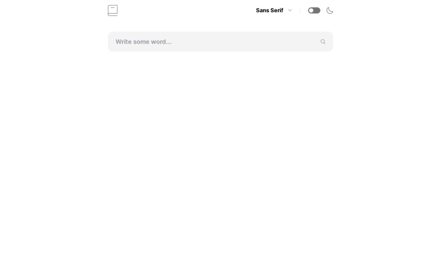 Frontend Mentor Dictionary Web App Intermediate Next13 App