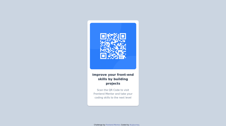 Frontend Mentor | QR-Code Challenge using TailwindCSS coding challenge ...