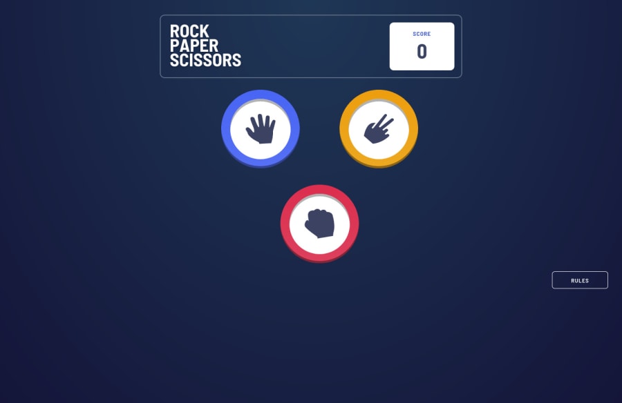 Frontend Mentor Rock Paper Scissor Game Vanilla Js Sass Using Gulp Coding Challenge Solution