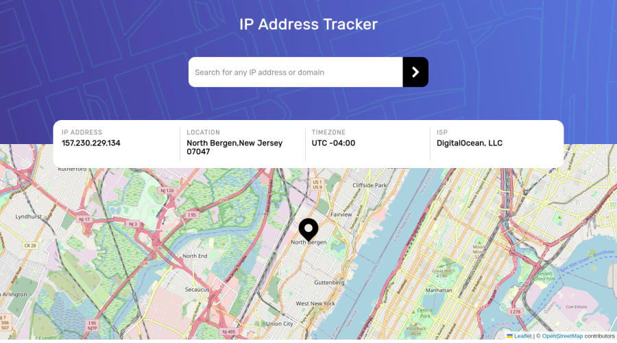 Frontend Mentor | flexible ip address tracker coding challenge solution Frontend Mentor | flexible ip address tracker coding challenge solution