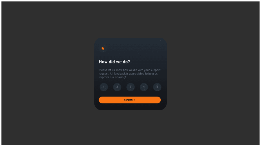 Frontend Mentor Interactive Rating Component Using Reactjs Coding