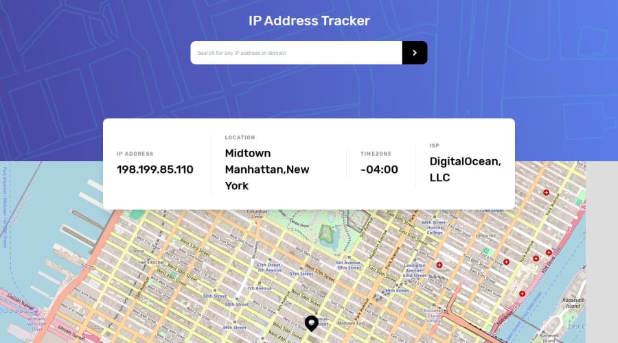 Frontend Mentor Ip Tracker Build With React Tailwind Coding